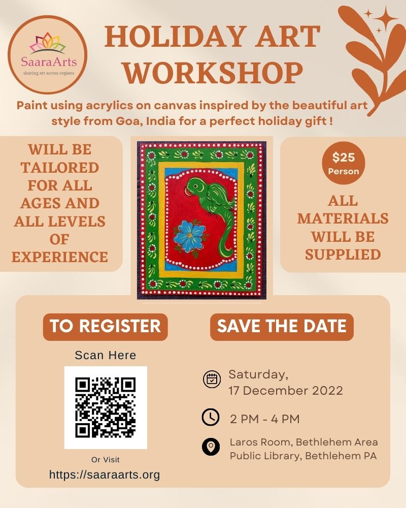 Upcoming Events – Saara Arts